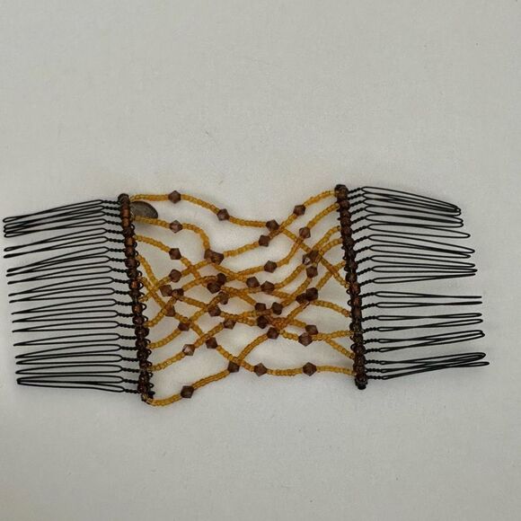 Hairring beaded double comb | Accessories | Hairring Beaded Doublecomb ...